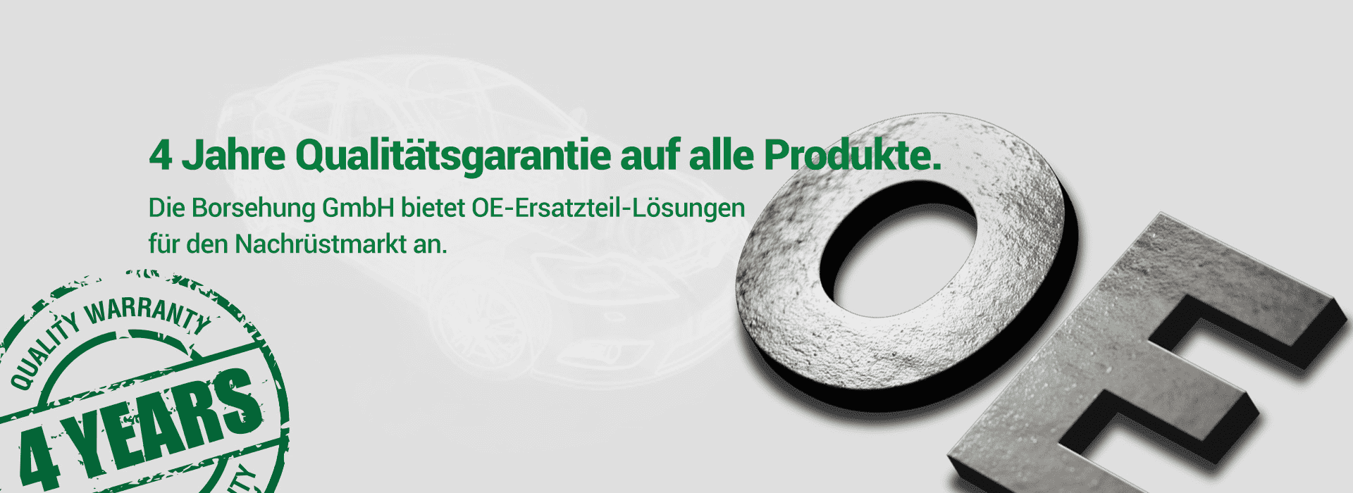 Borsehung is Skoda, Volkswagen, Audi, SEAT OE auto parts supplier